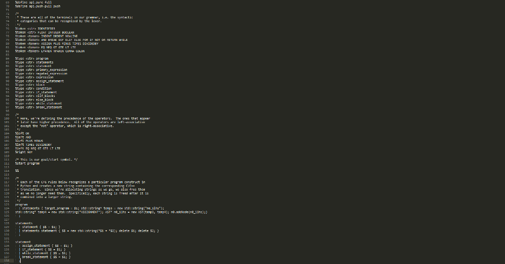 The problem I have is using BISON. Specifically need | Chegg.com