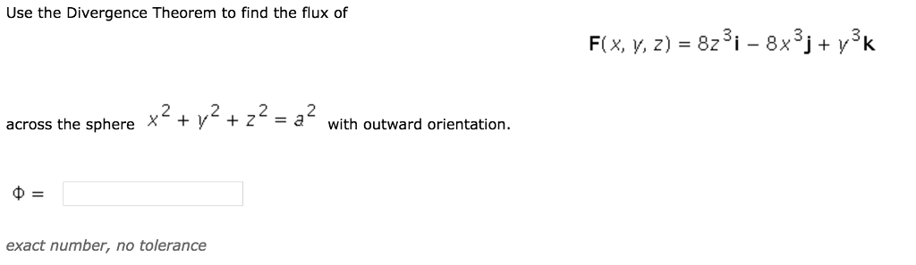 Solved Use the Divergence Theorem to find the flux of F(X, | Chegg.com