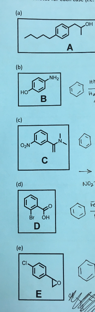 Solved OH NH2 HO O2N N02 Br OH (ej | Chegg.com