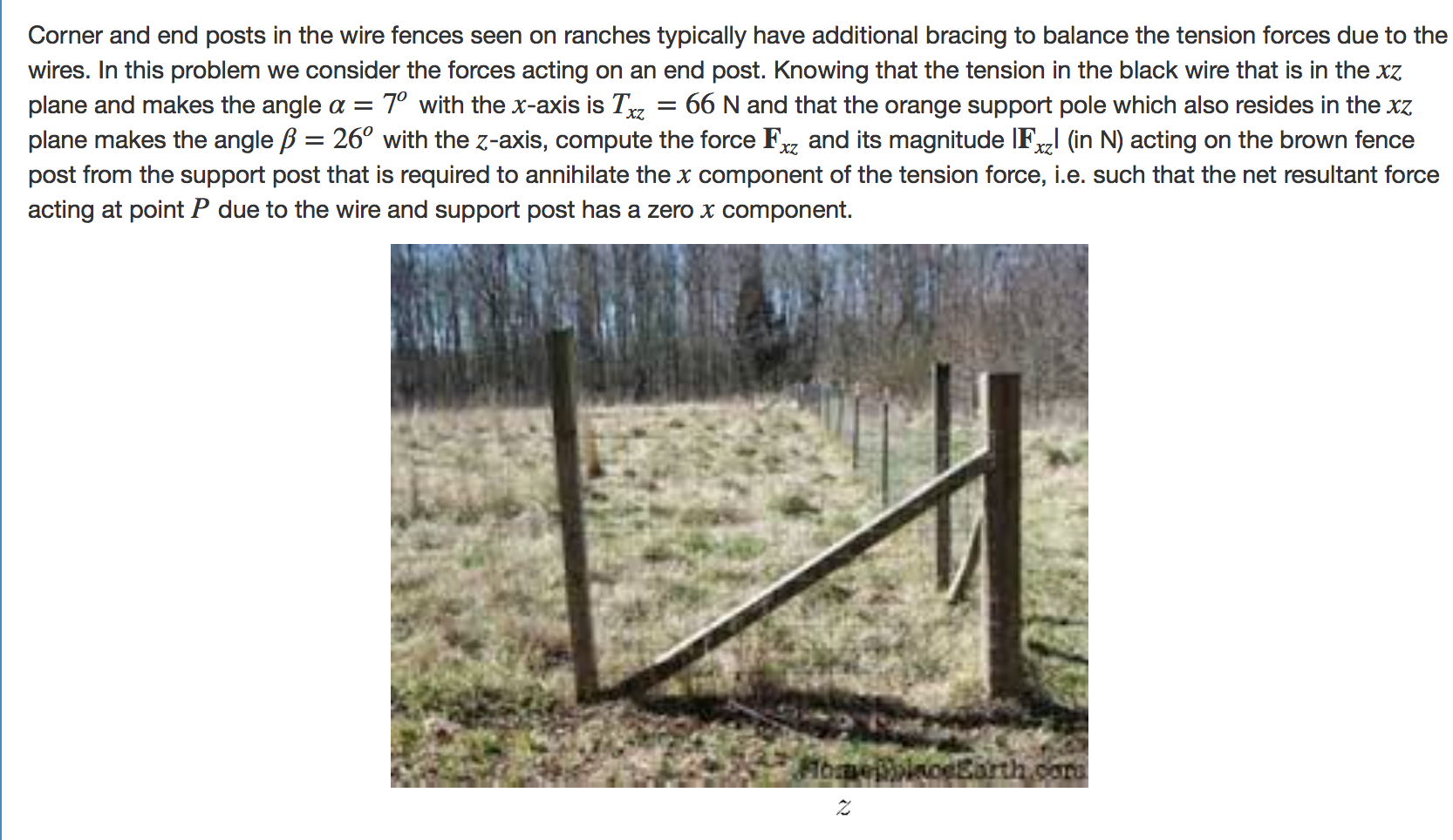 Solved Corner and end posts in the wire fences seen on | Chegg.com