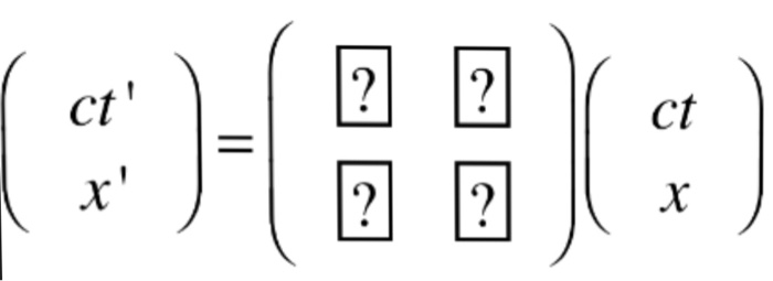 Solved . Write the Lorentz transformation equations as a | Chegg.com