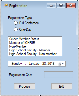 Solved Write Code In Visual Basic Develop an application | Chegg.com