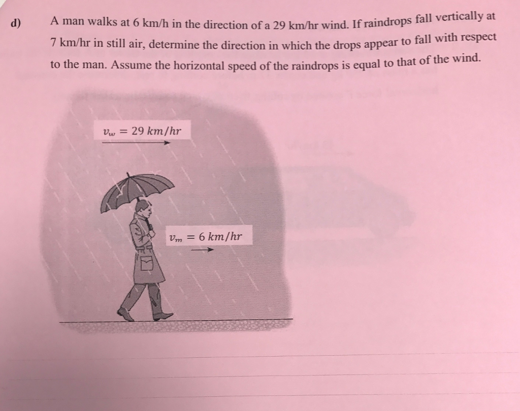 Solved A Man Walks At 6 Km h In The Direction Of A 29 Km hr Chegg solved-a-man-walks-at-6-km-h-in-the-direction-of-a-29-km-hr-chegg