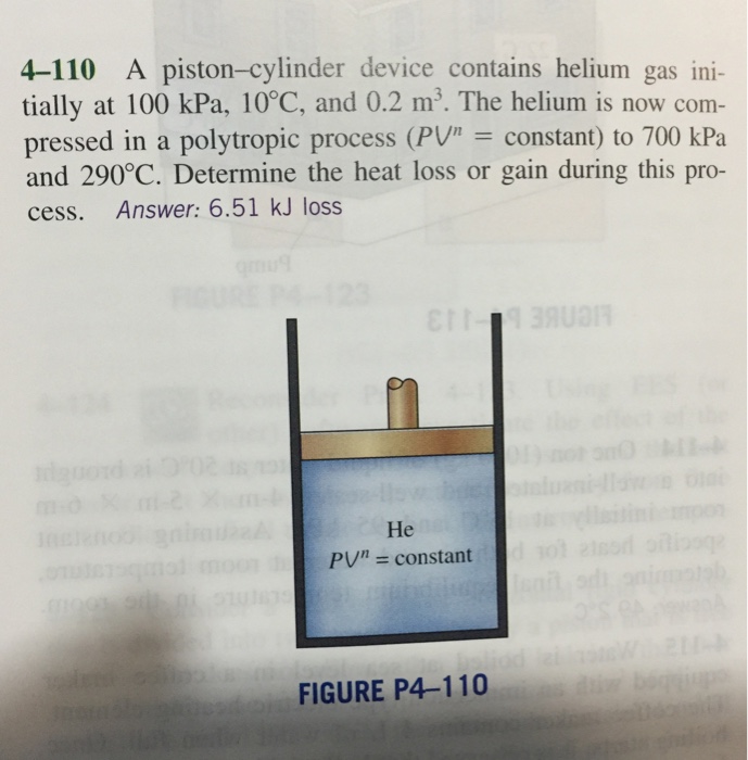 Solved A piston-cylinder device contains helium gas | Chegg.com