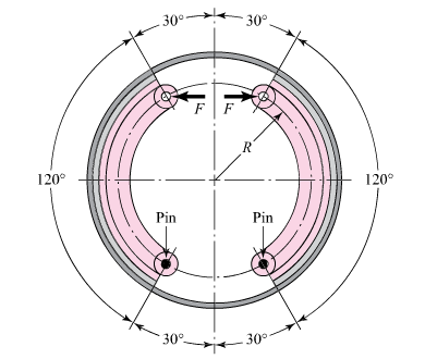 Solved The figure shows a clockwise rotating internal | Chegg.com