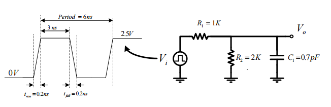Solved 1. Sketch the expected voltages at the output Vo for | Chegg.com