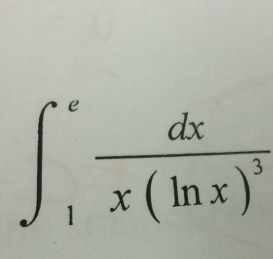 Solved Solve This Improper Integral Integral E 1 Dx X Ln