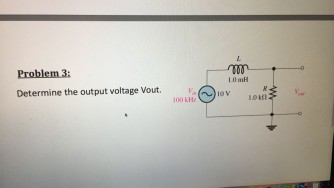 Solved Determine the output voltage Vout. | Chegg.com
