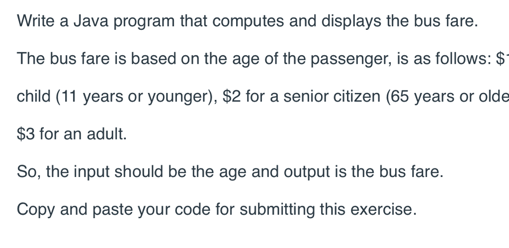 Solved Write a Java program that computes and displays the | Chegg.com