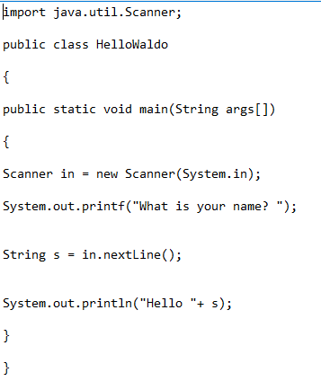 Solved Modify HelloWaldo (For context, helloWaldo was a | Chegg.com