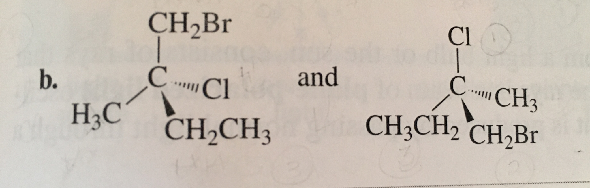 Solved Why is Problem 22 b an enantiomer? Can you show me | Chegg.com