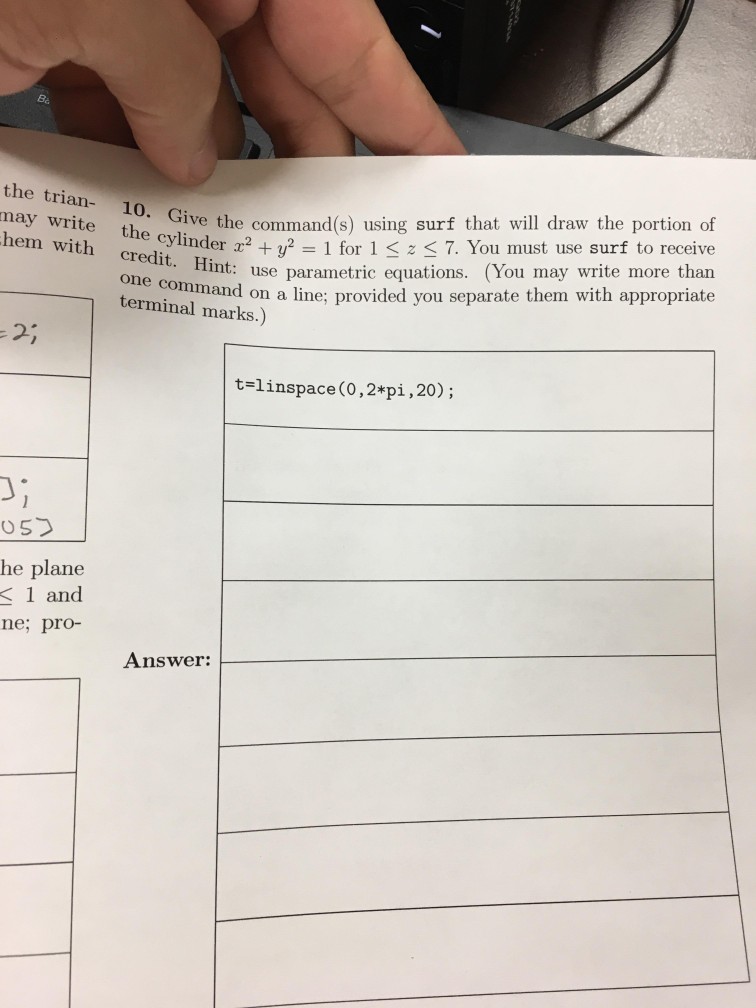 Solved may write thGive the command(s) using surf that will | Chegg.com