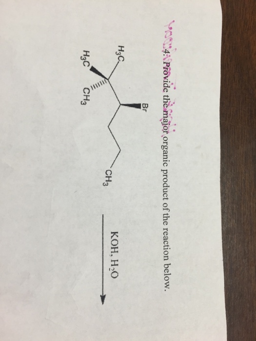 Solved .4: Provide the major organic product of the reaction | Chegg.com Solved .4: Provide the major organic product of the reaction | Chegg.com