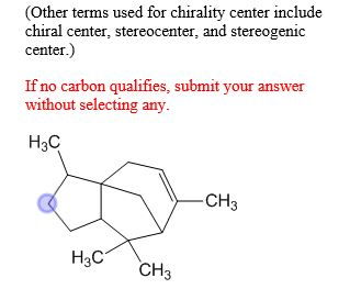 Solved (Other terms used for chirality center include chiral | Chegg.com