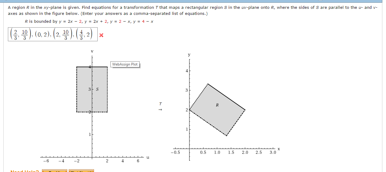 Solved A region R in the xy-plane is given. Find equations | Chegg.com Solved A region R in the xy-plane is given. Find equations | Chegg.com