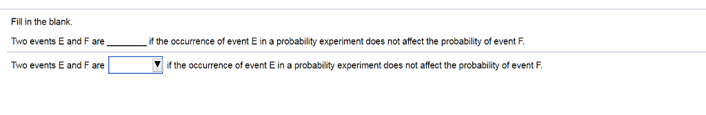 Solved Find the probability of the indicated event if P(E)= | Chegg.com