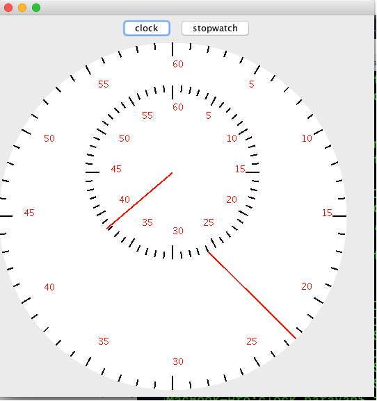 Solved You will implement a Clock and Stopwatch 1. You | Chegg.com