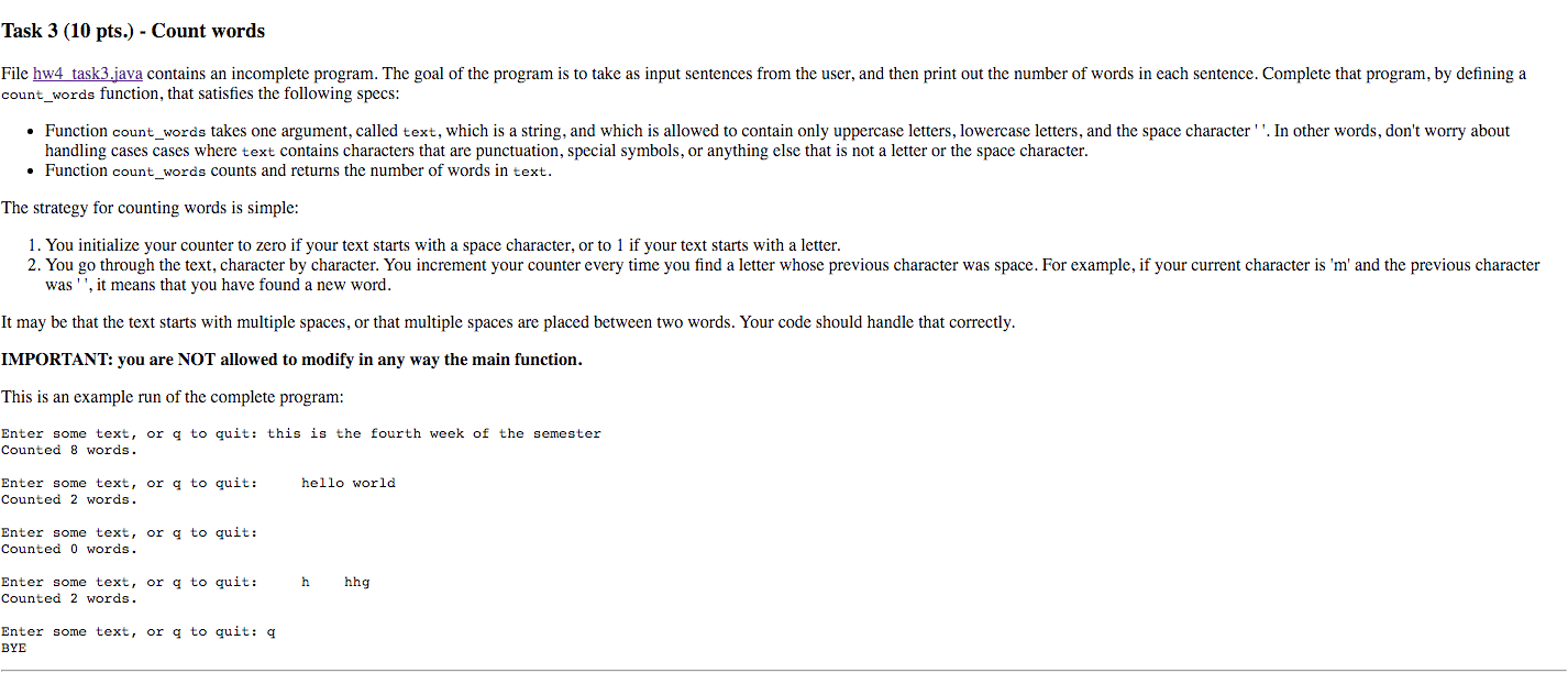 Solved Import Java Util Scanner Counts Words