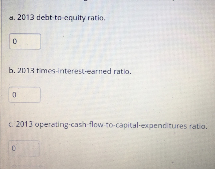 Solved Ratios Analyzing Long-Term Firm Solvency The | Chegg.com
