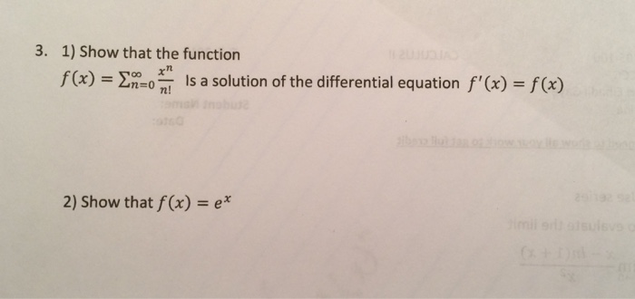 Solved Show that the function f(x) = summation_n = | Chegg.com