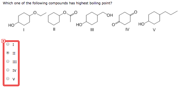 Solved Which one of the following compounds has highest | Chegg.com