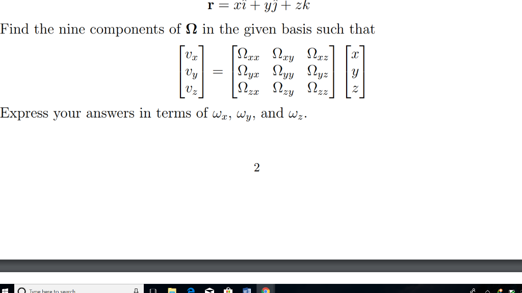Solved (Spin tensor) Suppose we have a particle of mass m | Chegg.com