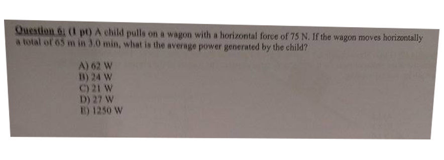 Solved A child pulls on a wagon with a horizontal force of | Chegg.com
