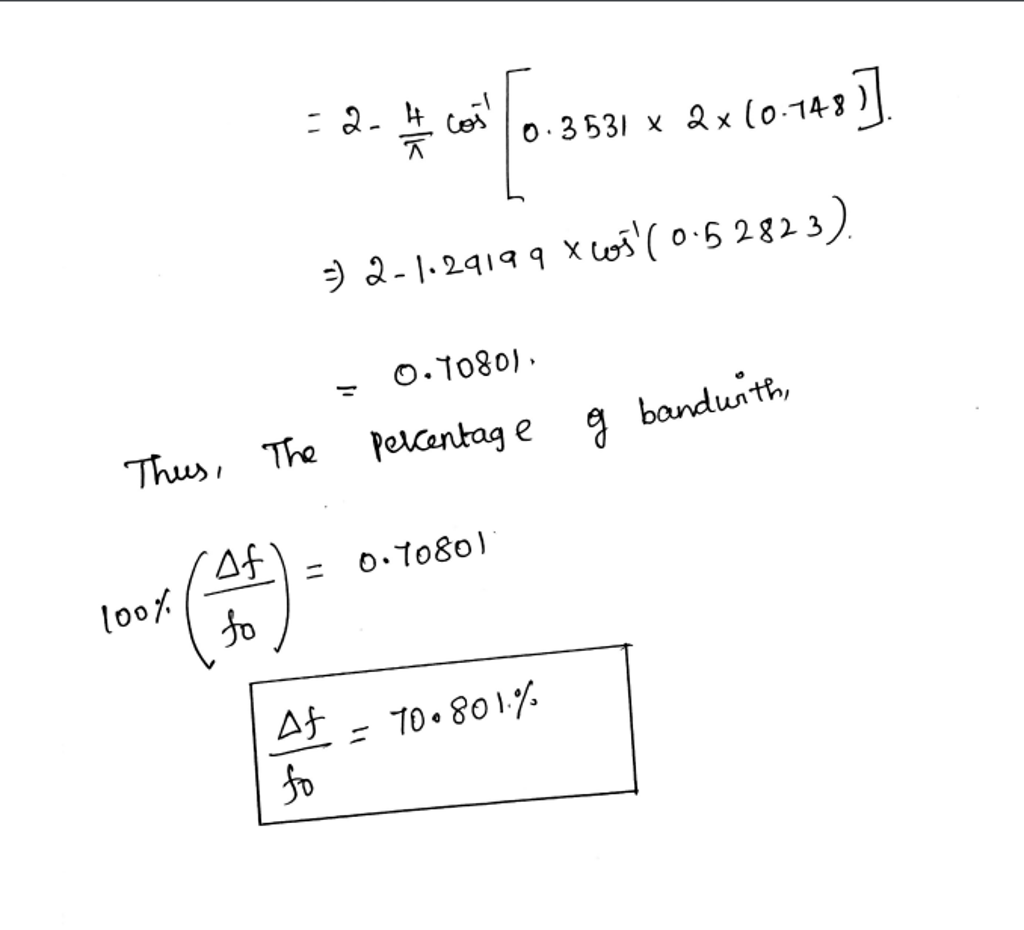 (Solved) - Design a single-section quarter-wave matching transformer to ...