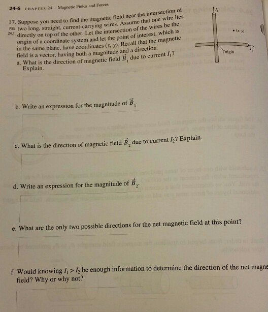 Solved 24-6 CHAPTER 24 Magnetic Fields and Forces 7. Suppose | Chegg.com