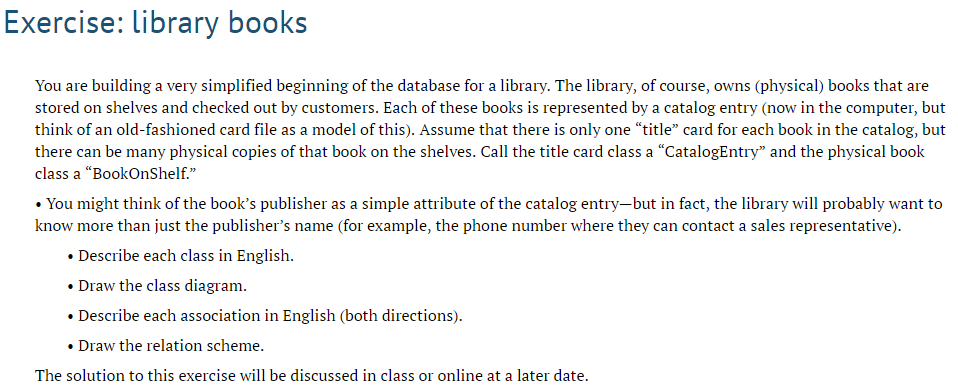 Solved Database Exercise: Book Authors Refer back to the | Chegg.com