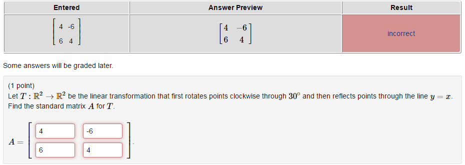 Solved Let T: R^2 rightarrow R^2 be the linear | Chegg.com
