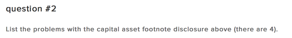 Solved E5-18 Capital Asset Disclosures [LO 5-1] Carmel | Chegg.com