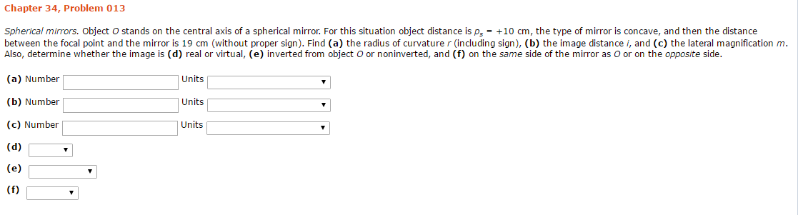 Solved Spherical mirrors. Object O stands on the central | Chegg.com