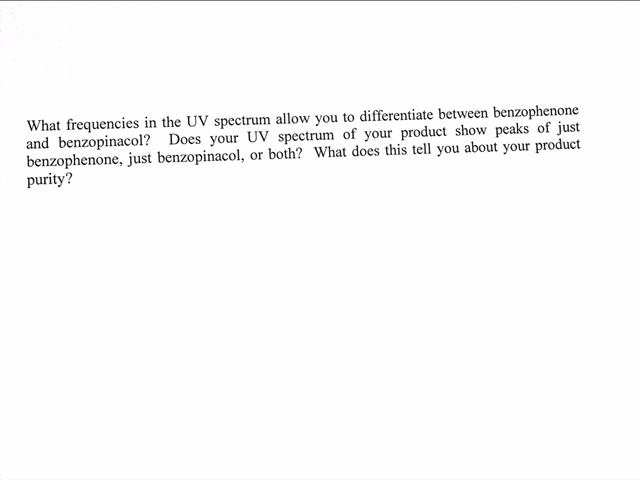 Solved What frequencies in the UV spectrum allow you to | Chegg.com