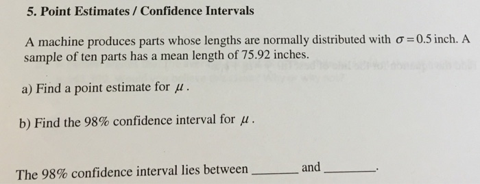 Solved A machine produces parts whose lengths are normally | Chegg.com
