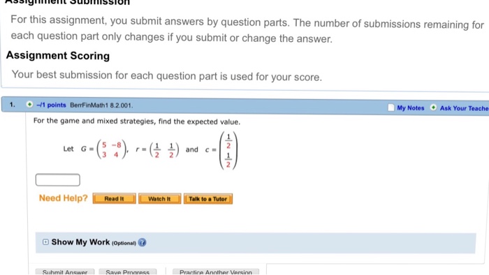 Solved For this assignment, you submit answers by question | Chegg.com