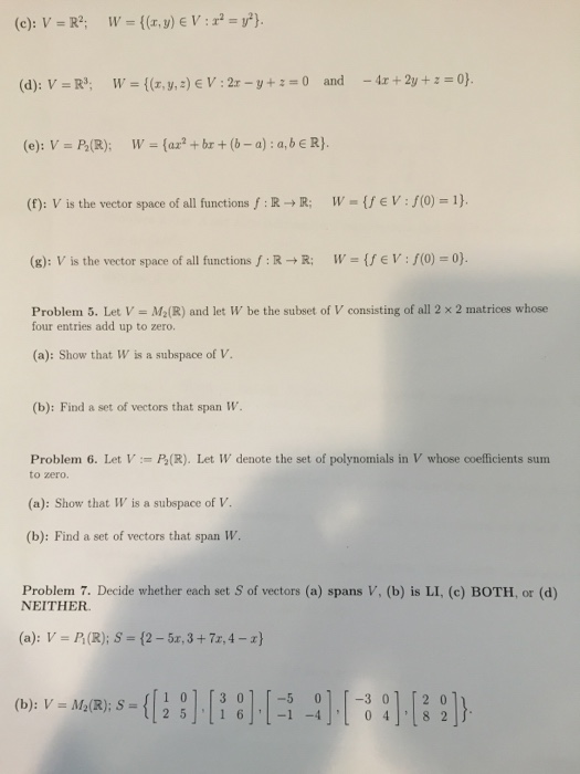 Solved (c): det((A- B2)3) (d): det(5A)(2B) Problem 3. TRUE | Chegg.com