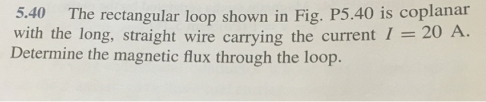 Solved 5.40 The rectangular loop shown in Fig. P5.40 is | Chegg.com