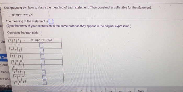 Solved Use grouping symbols to clarify the meaning of each | Chegg.com