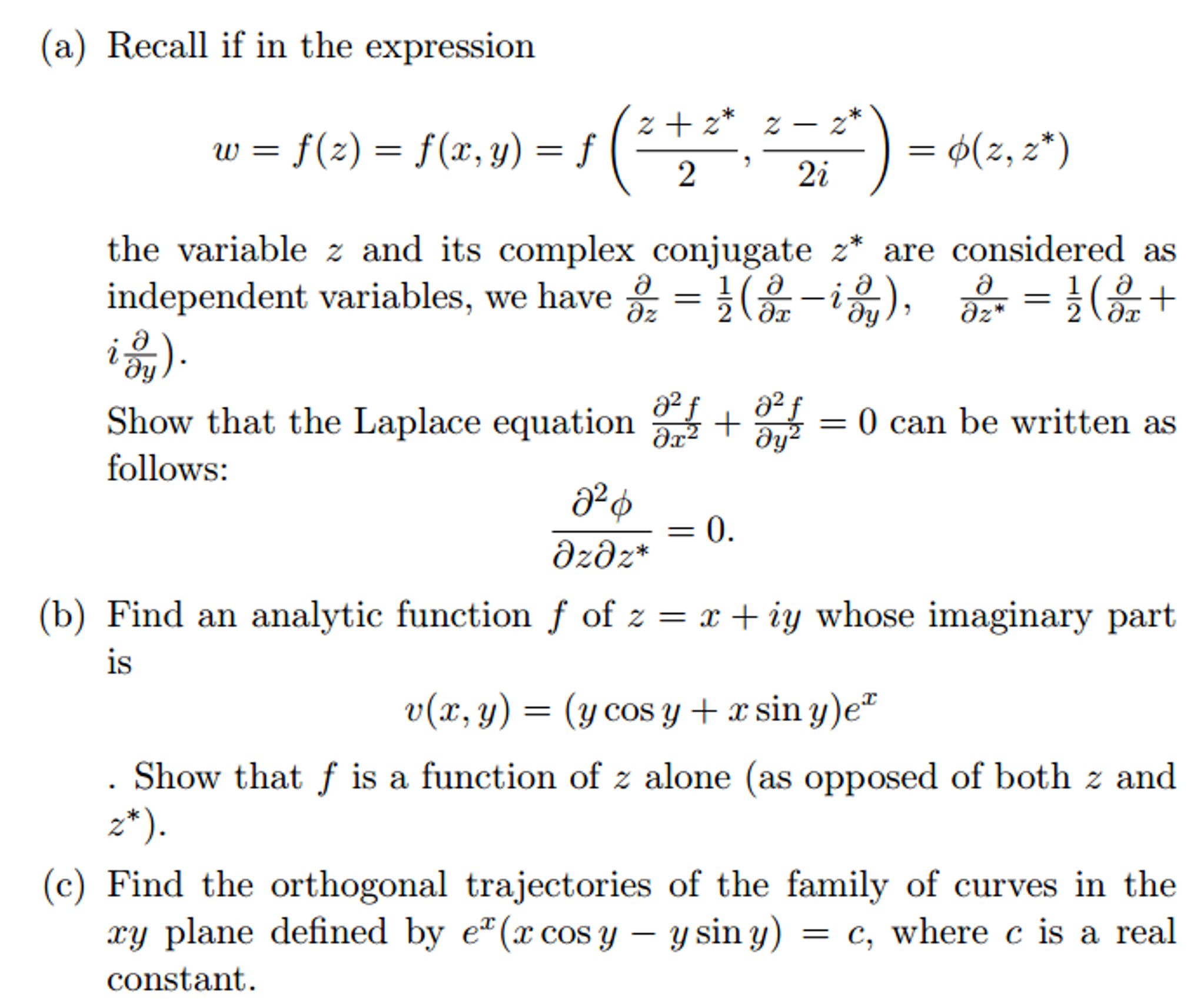 Solved Recall If In The Expression W F z F x Y F z Chegg