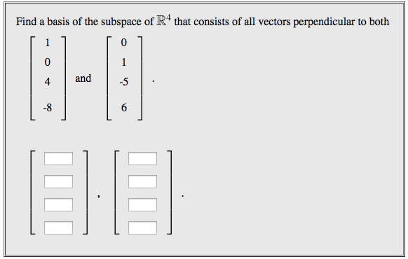 Find a basis of the subspace of R4 that consists of | Chegg.com