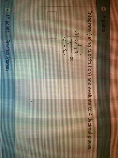 Solved Integrate (using substitution) and evaluate to 4 | Chegg.com