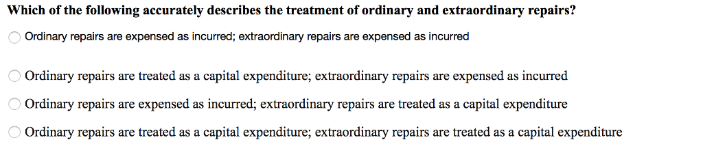 Solved Which of the following accurately describes the | Chegg.com