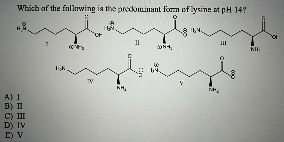 Solved Which of the following is the predominant form of | Chegg.com