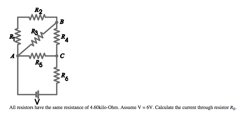 Solved 4 R5 All resistors have the same resistance of | Chegg.com