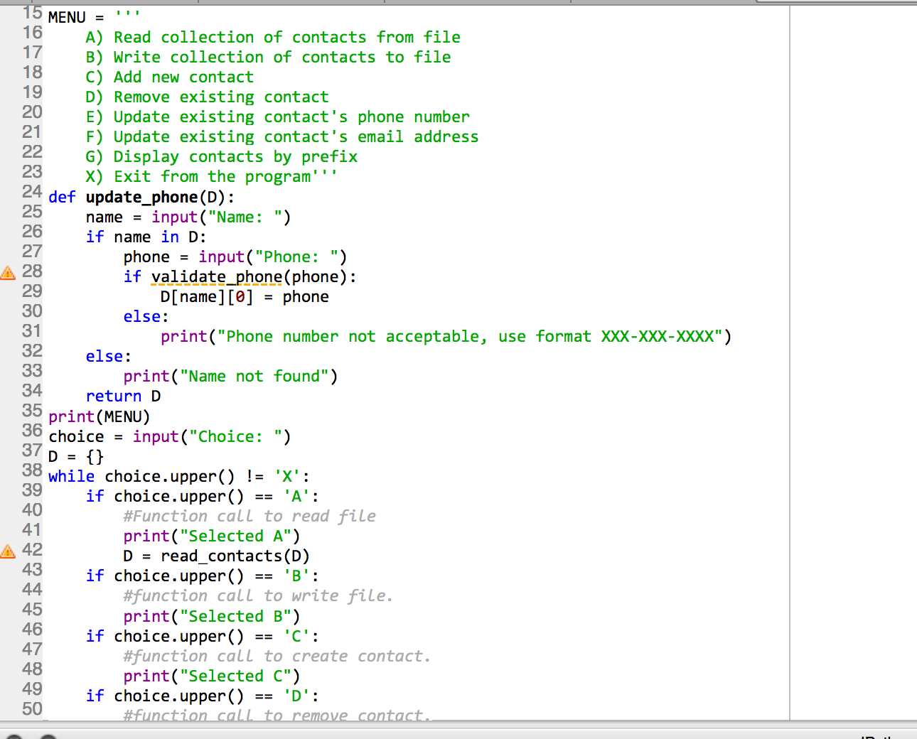 Python Project HELP: Link to project description: | Chegg.com