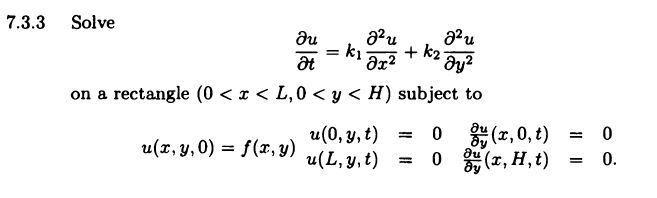 Solved 7.3.3 Solve 2 ?? ·geu 'geu on a rectangle (0