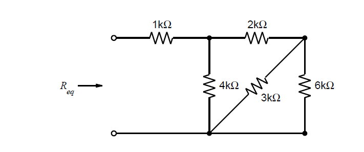 Solved Compute the equivalent resistance (Req) of the | Chegg.com Solved Compute the equivalent resistance (Req) of the | Chegg.com