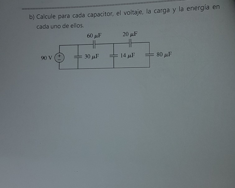 Solved Calcule para cada capacitor, el voltaje, la carga y | Chegg.com