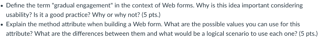 Solved Define the term "gradual engagement" in the context | Chegg.com